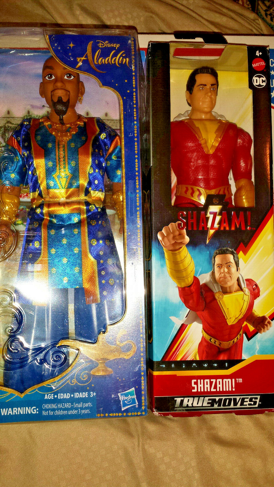 Disney Aladdin Genie Poseable Doll Will Smith and SHAZAM lot of 2 | eBay