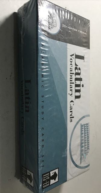 Latin Vocabulary Cards by Visual Education Staff (1997, Wallchart) for ...