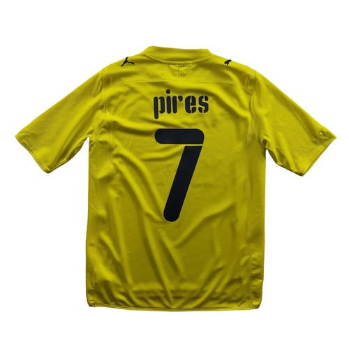 Puma Villarreal 2009-10 home Robert Pires football jersey size S | eBay