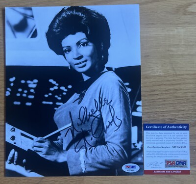 Nichelle Nichols Auto Autograph Signed 8x10 Photo PSA COA Rare | eBay