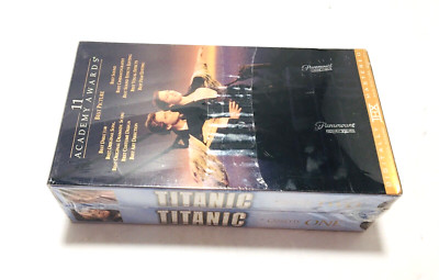 ORIGINAL 1998 PARAMOUNT TITANIC VHS TAPE MINT SEALED WATERMARKS SPRINT ...