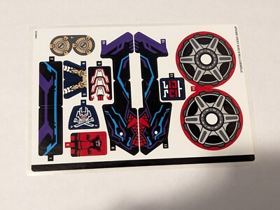 Replacement sticker sheet for Lego Ninjago set 70642 Killow vs Samurai ...