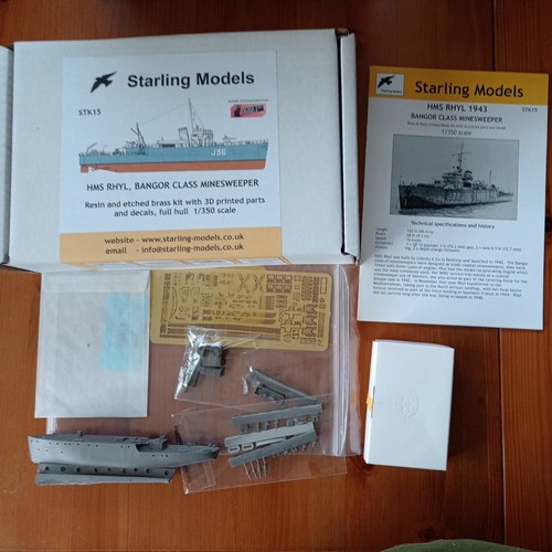 Starling Models HMS Rhyl Bangor Class Minesweeper 1/350 STK15 | eBay UK