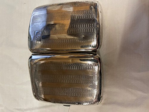 Antique Sterling Silver Cigarette Case Birmingham circa 1903-1928 | eBay UK