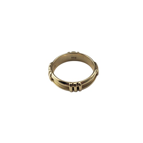Tiffany & Co. 18K Yellow Gold Atlas Numeric Ring Size 4.25 #20995 | eBay