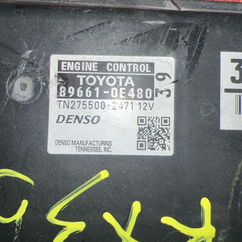 13 14 Lexus RX350 89661-0E480 Computer Brain Engine Control ECU ECM EBX ...