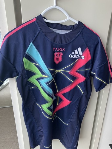 Stade Francais Paris Rugby Shirt Jersey Adidas Camiseta Trikot Maillot ...