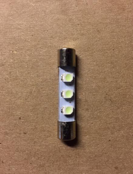 (100) BLUE/WHITE 8V-FUSE LED LAMP-4230/ STEREO RECEIVER/2238 2240 2275 ...