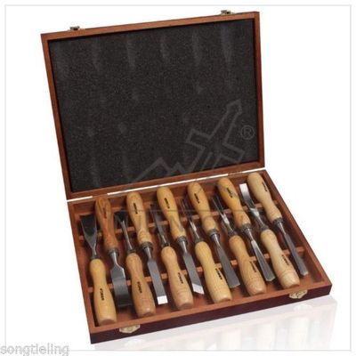 Professional 12PCS Wood Carving Chisels Set Woodworking Tools Kit W ...