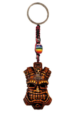 Tiki Mask KC-1111 Zipper Pull Keychain 2.75" H | eBay