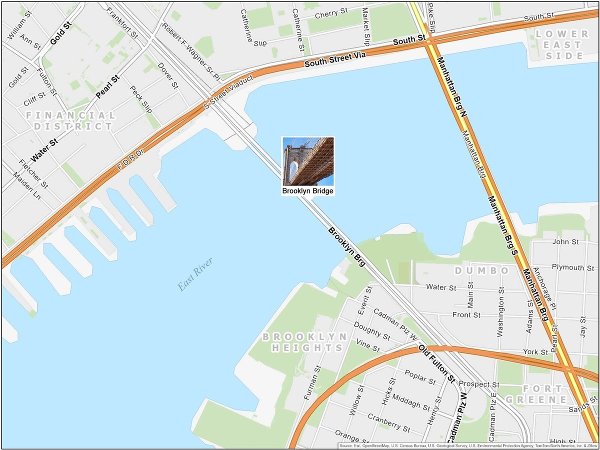 Brooklyn Bridge Park Map