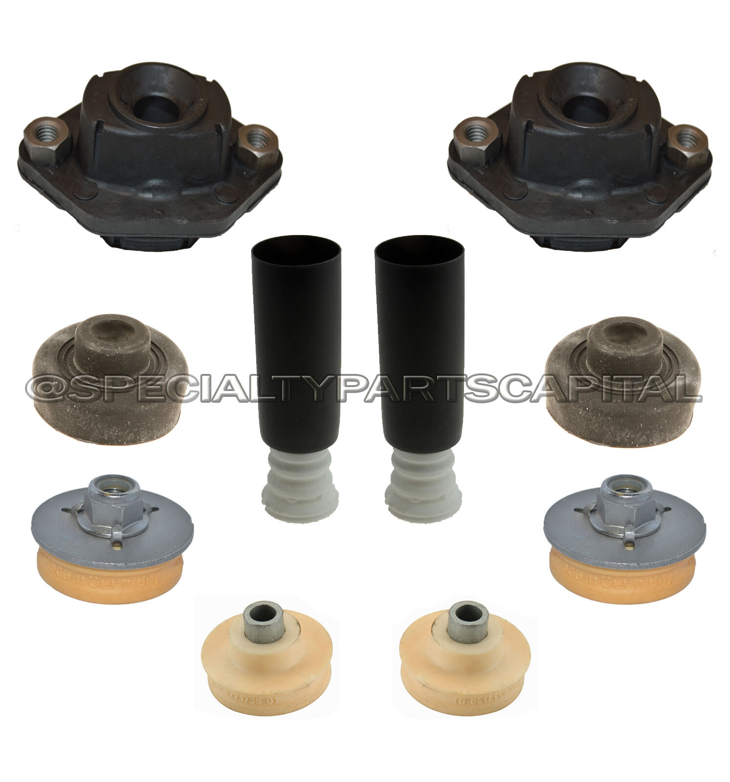 Rear UPP LOW Shock Strut Mount Mounts Bump Stop BMW E90 320i 06 07 08 ...