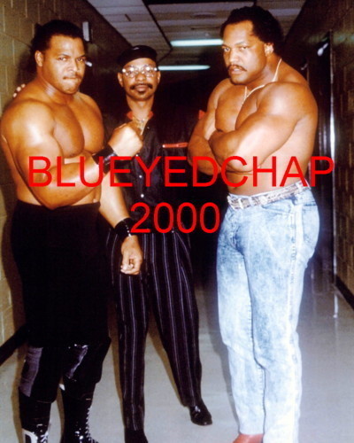 RON SIMMONS-TEDDY LONG & BUTCH REED WRESTLER 8 X 10 WRESTLING PHOTO WCW ...