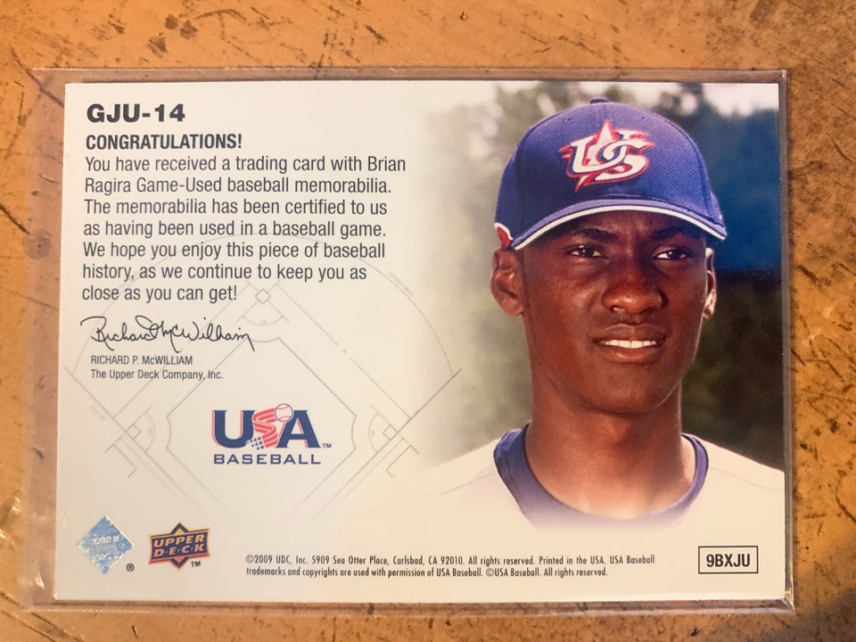 2009 Upper Deck Signature Stars USA Star Prospects Jerseys #14 Brian ...