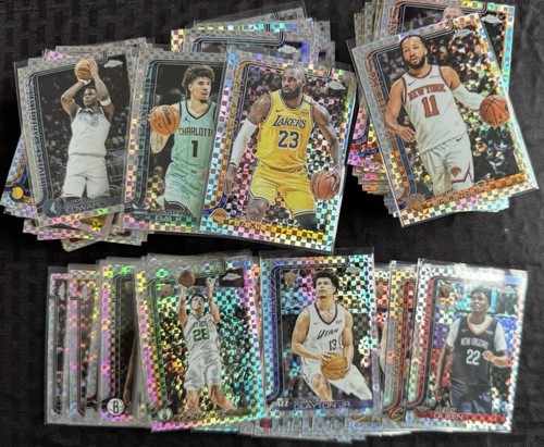 2025-26 Topps Chrome Basketball NBA X-Fractor YOU PICK #1-300 COMPLETE ...
