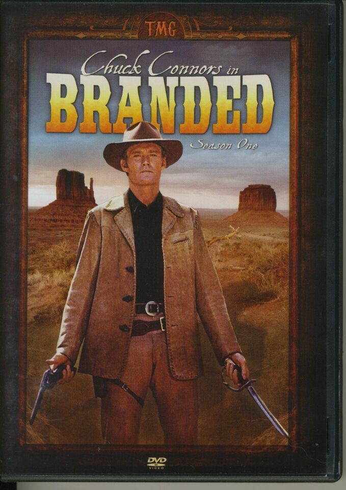 BRANDED Season One (3 DVDs, 2007) - Chuck Connors - ALL REGION - VERY ...