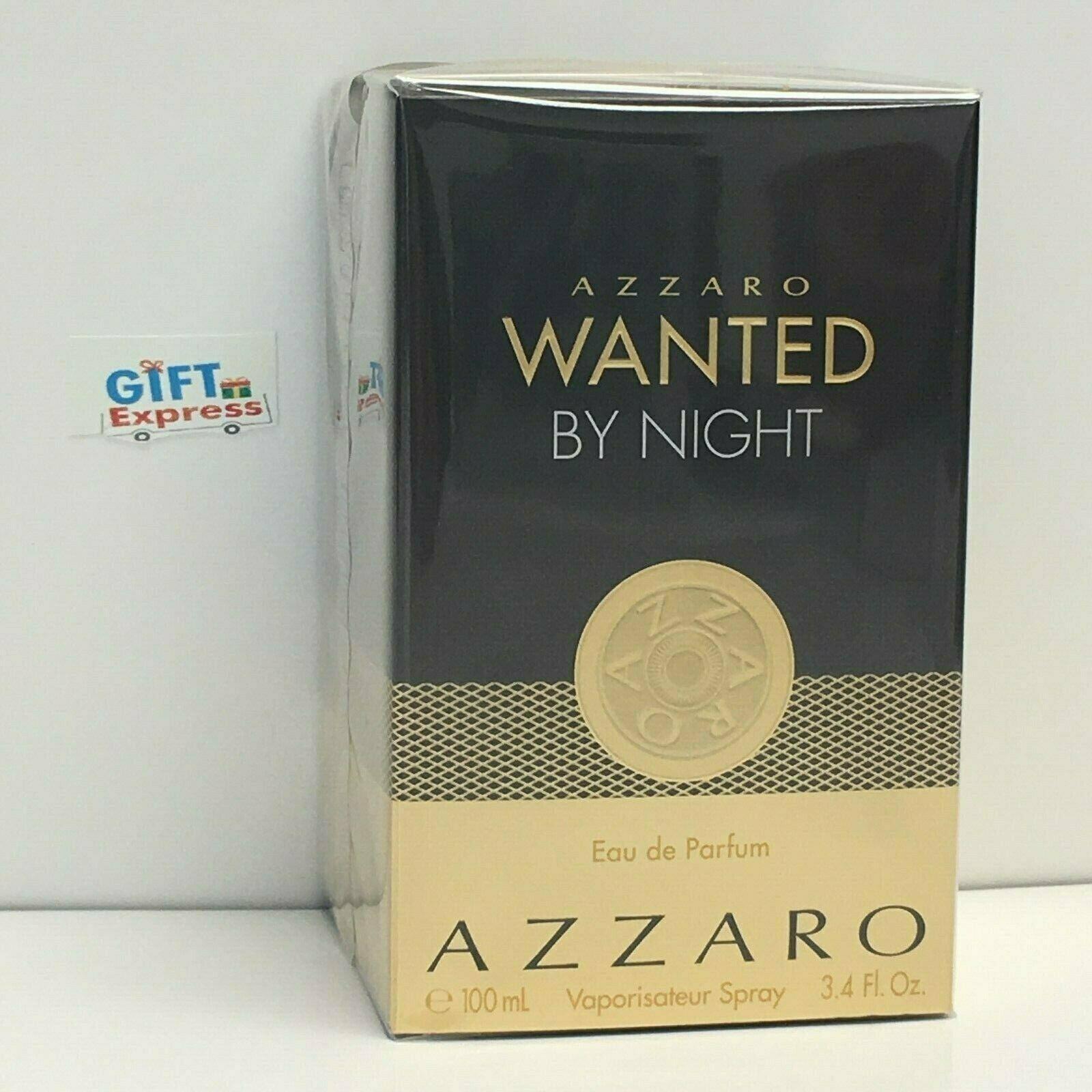 AZZARO WANTED BY NIGHT EAU DE PARFUM 3.4 oz/100 ml SPRAY,NEW & SEALED ...