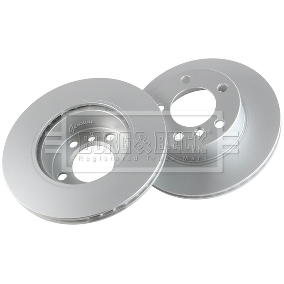 2x Brake Discs Vented Front 284mm BBD5263 Borg & Beck 34116792215 ...