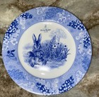 Peter Rabbit Blue Toile Lapin 8 Inch Salad Plates. Set Of 4 Beatrix ...