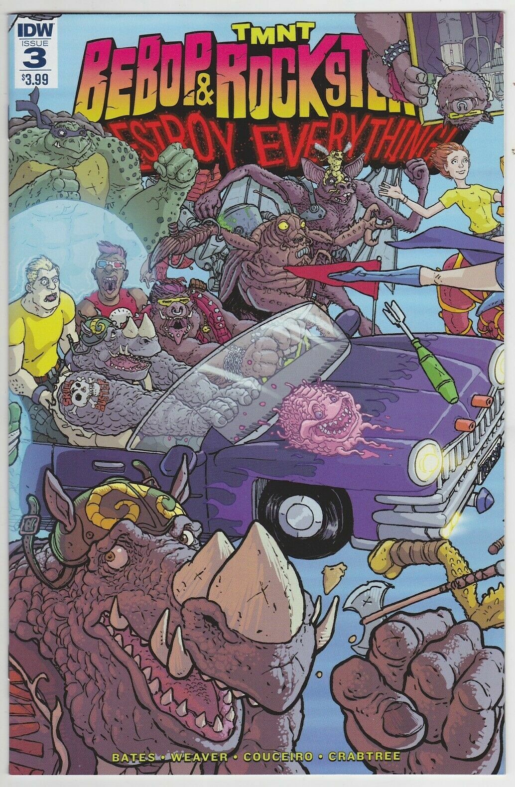 TMNT Bebop & Rock Steady #3 IDW Comic 2016 1st Print Unread NM | eBay