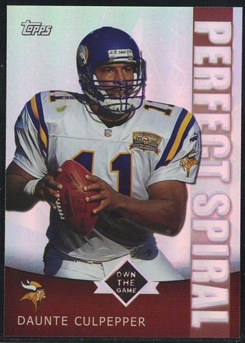 2001 Topps - Own the Game Perfect Spiral #PS4 Daunte Culpepper for sale ...