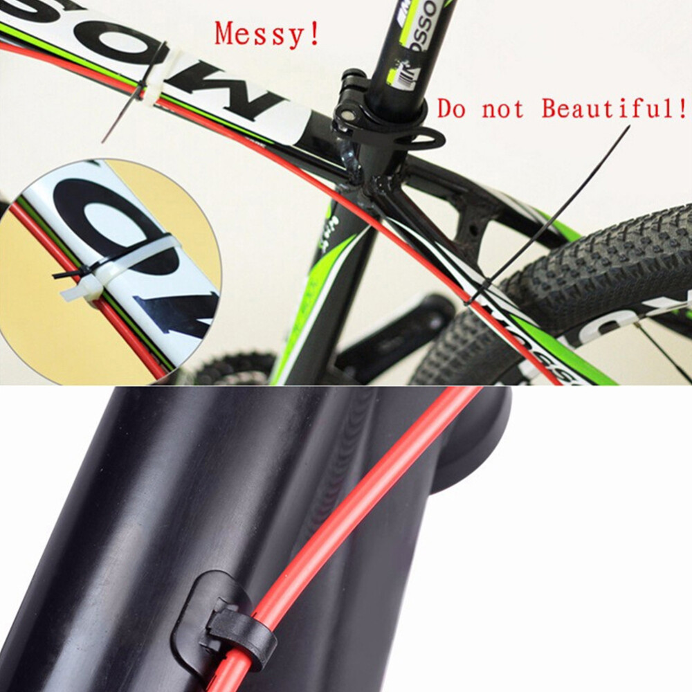 4 Pcs Speed Line Pipe Buckle Clip Bike Base Cord Clips Electric | eBay