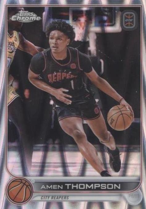 2022-23 Topps Chrome OTE Overtime Elite - Amen Thompson #11 RayWave ...