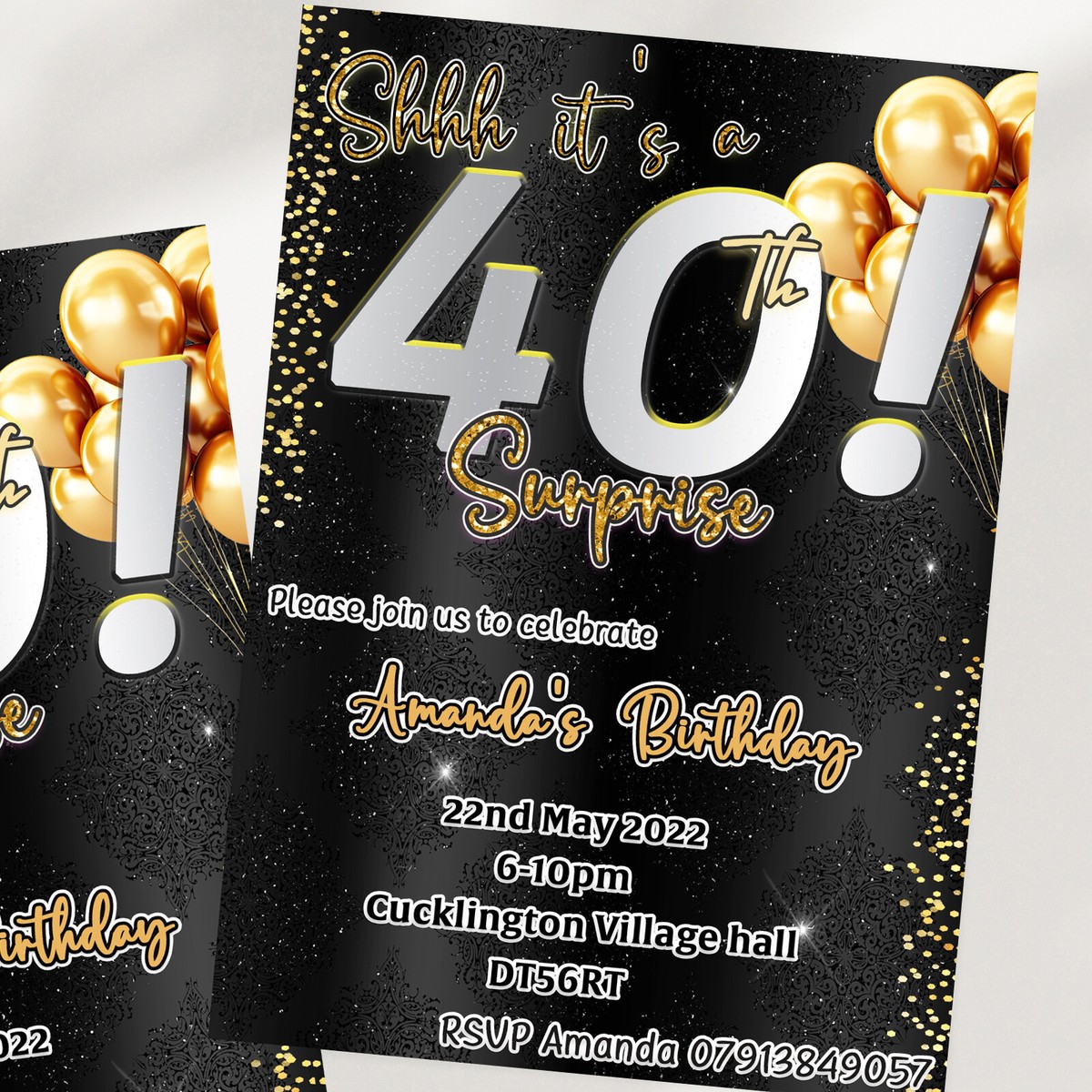 Sample Birthday Invitations 40th Birthday Birthday Invitation