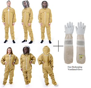 Beekeepers Bee Suit Bee Protective Suit Anti-Wasp Whit Free Sting Proof ...