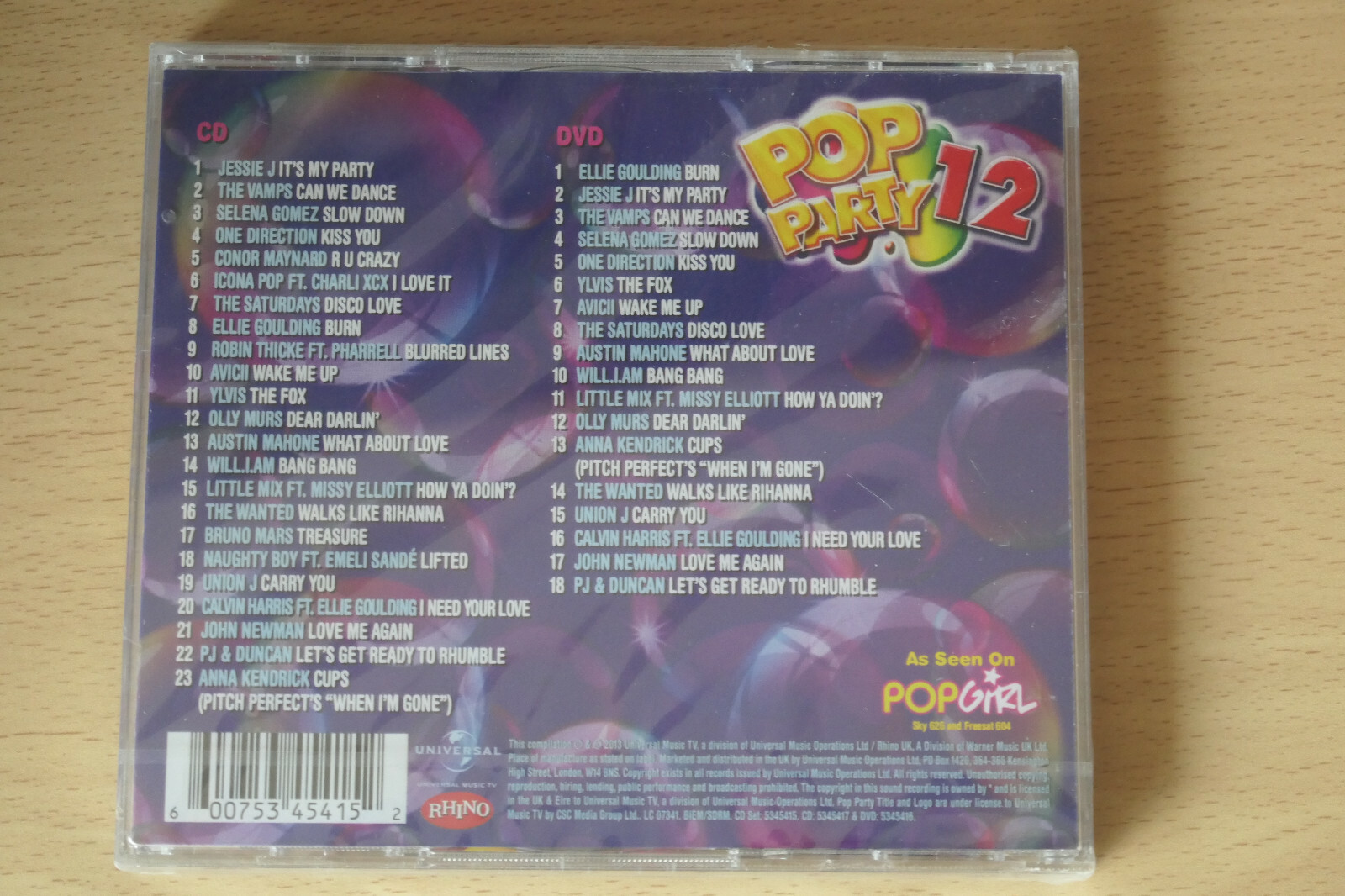Pop Party, Vol. 12 [CD/DVD] by Various Artists (CD & DVD, 2013) for ...