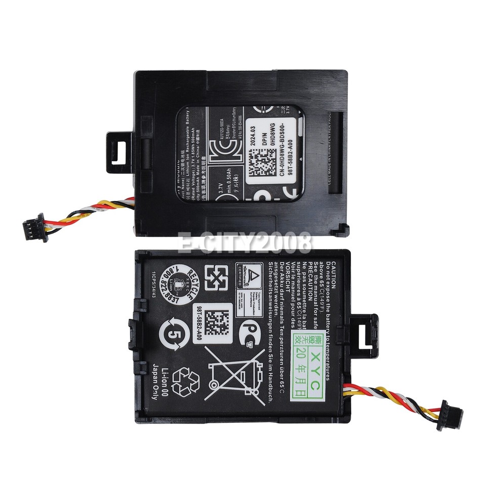 Dell H132V HD8WG Battery For PERC H710 H710P H730 H810 H830 RAID ...