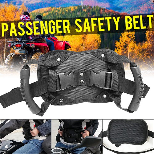 Motorcycle Pillion Passenger Handles Grip Grab Strap Safety Waist Belt ...
