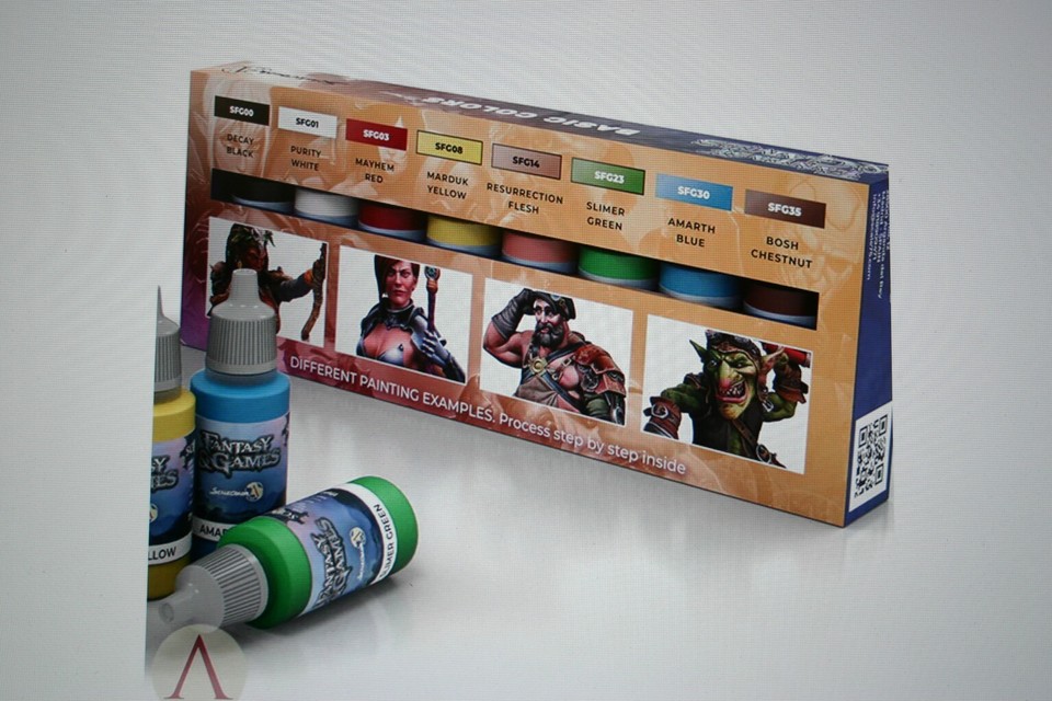 scale 75 FANTASY & GAMES BASIC COLORS PAINT SET STOCK # SSE-078 | eBay