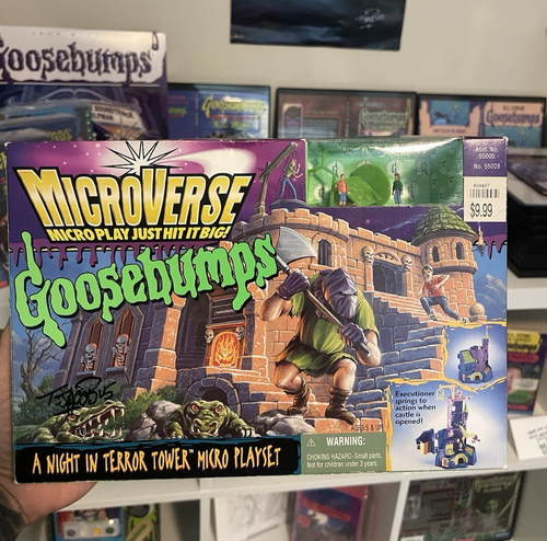 VTG Kenner Microverse Goosebumps Terror Tower Micro Playset SIGNED TIM ...