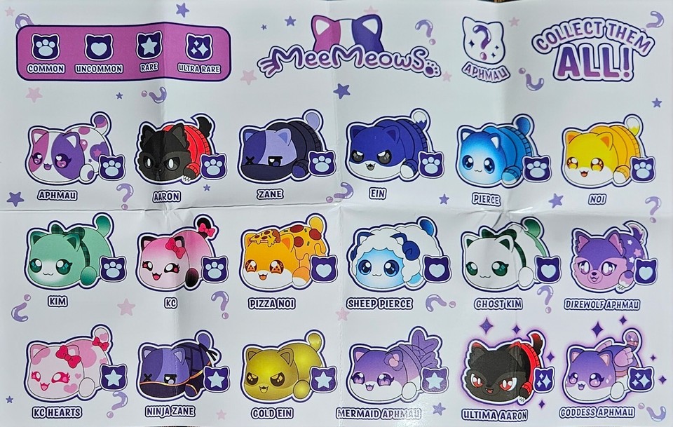 Sale! Noi Aphmau And Friends Meemeows Cat mystery plush New Kitty | eBay