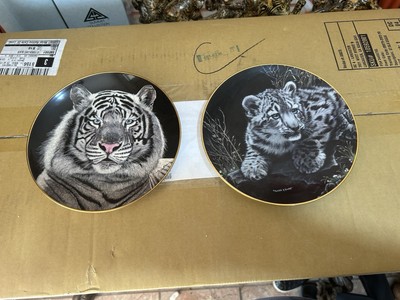 Wildlife Animal Collector Plates Set Of 2 | eBay