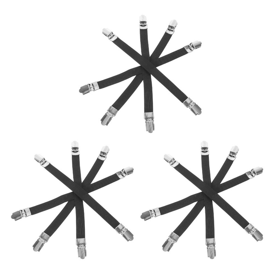 12 Pcs Ironing Board Holder Sheet Corner Straps Clips for Pad Cover ...
