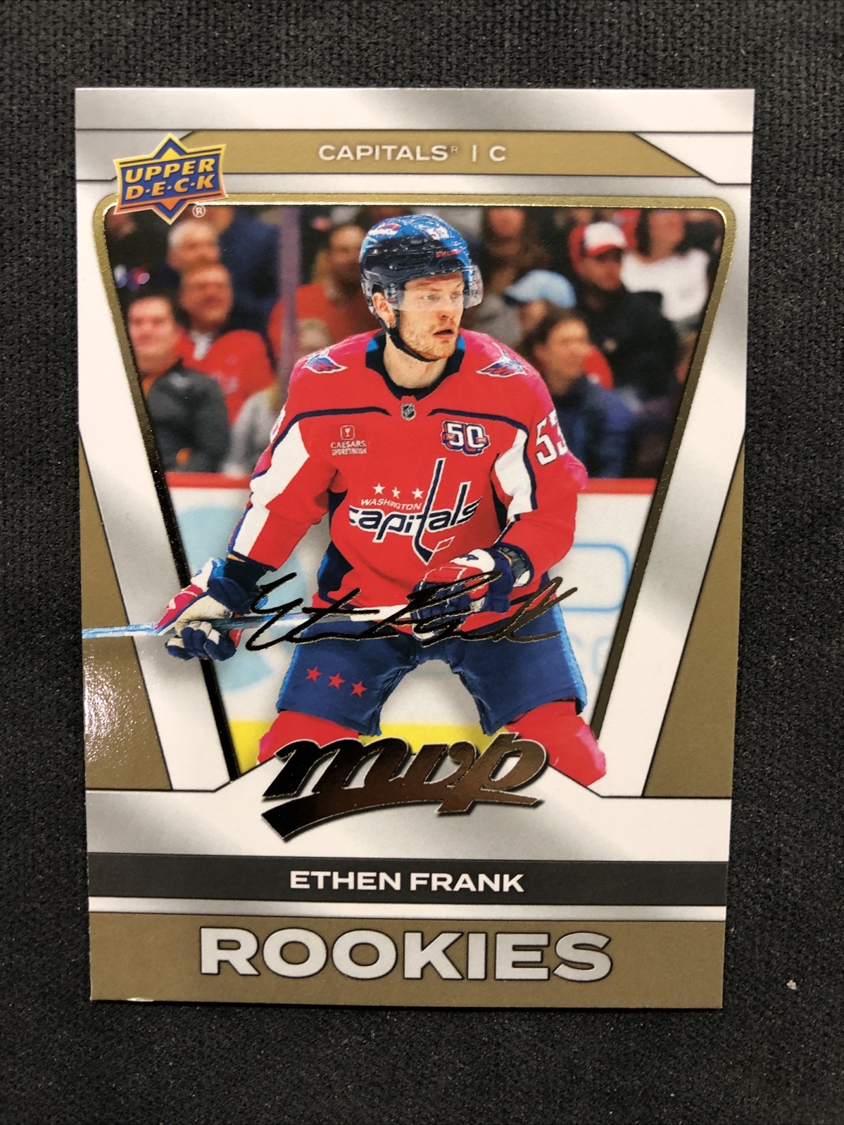 2025-26 Upper Deck MVP Ethan Frank SP Rookies Gold Script Washington ...