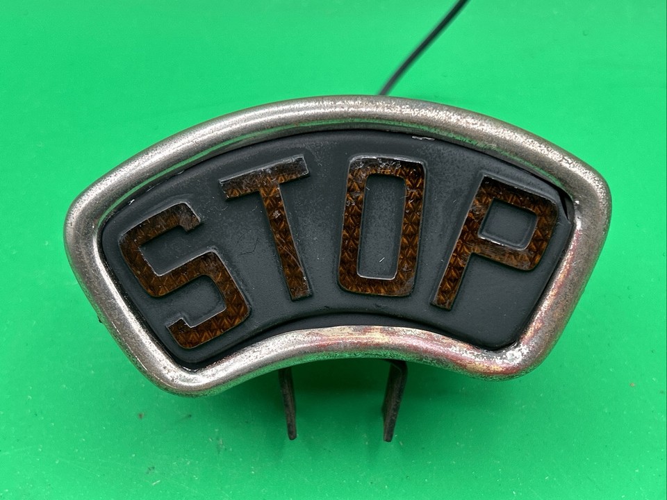Amber STOP Vintage Antique Tail Light Lamp Model A T Ford Hot Rat Rod ...