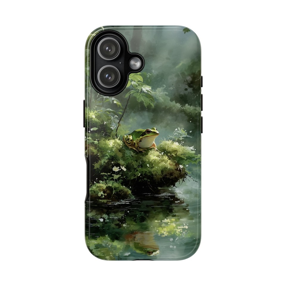 Green Frog Mossy Pond | Phone Ink Case for iPhone/Galaxy/Pixel | eBay