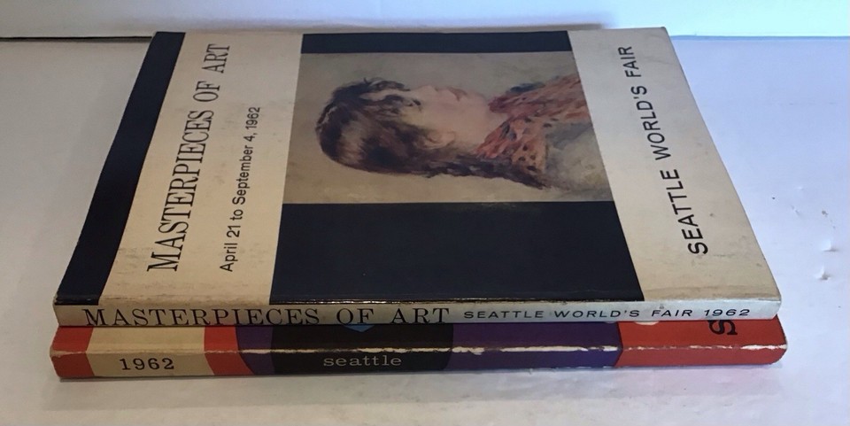 Vintage Set Two 1962 Seattle Worlds Fair Art Exhibition Books Catalogs ...