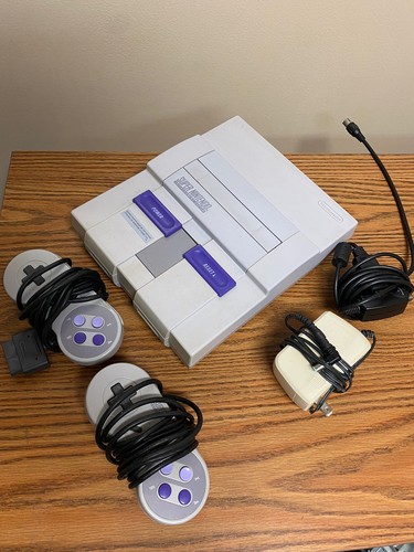 Super Nintendo Entertainment System SNES Console SNS Bundle TESTED ...