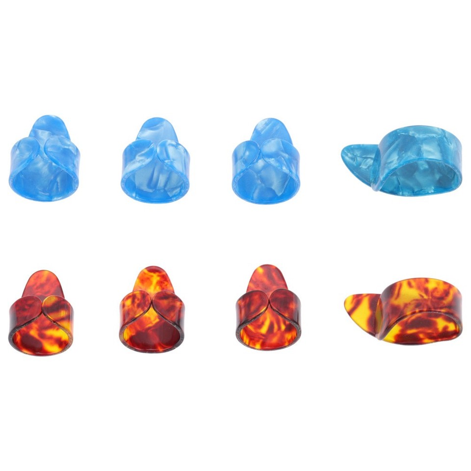 Plastic Guitar Finger Pick Thumb Picks Fingerpicking Nails for Banjo ...