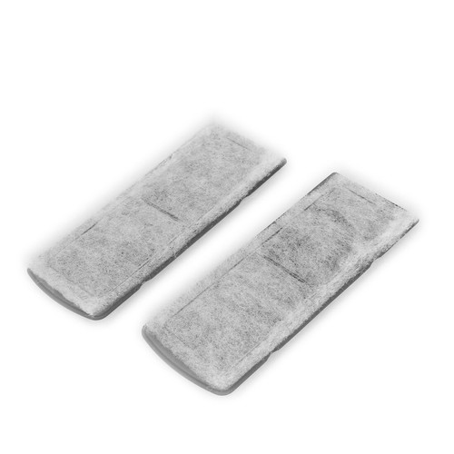 Aquarium Fish Tank Active Carbon Sponge Filter Replacement White 2 Pcs ...