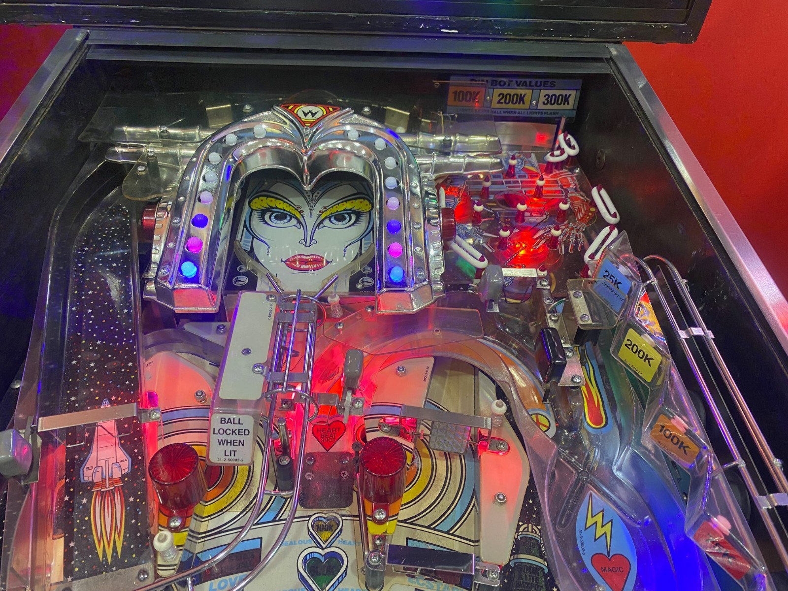 THE MACHINE: BRIDE OF PINBOT PINBALL MACHINE - WILLIAMS PINBALL MACHINE ...