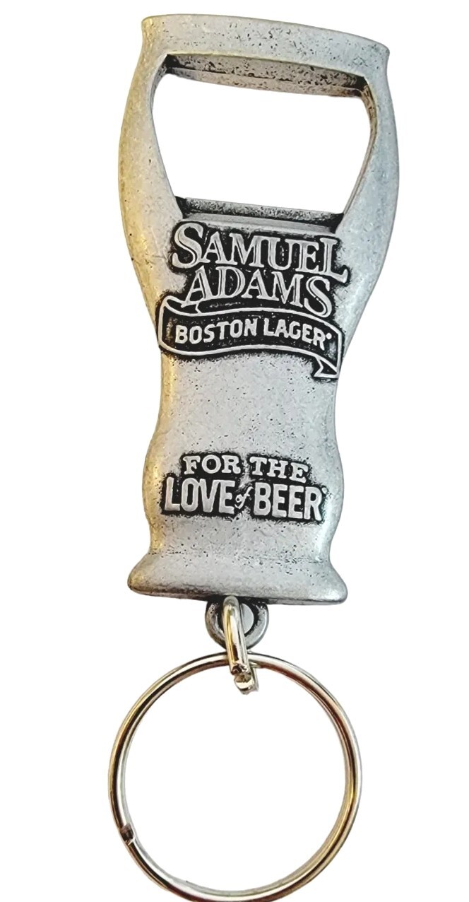 Samuel Adams Bottle Opener Keychain Boston Lager Beer Advertising Logo ...