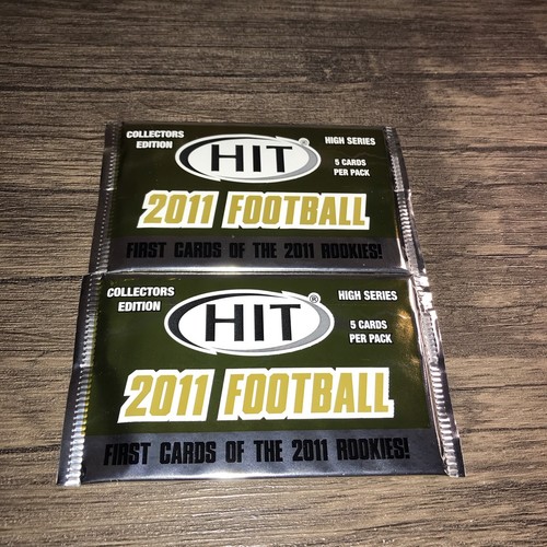 (2) Packs of 2011 Sage Hit Football High Series-5 Cards Per Pack ...