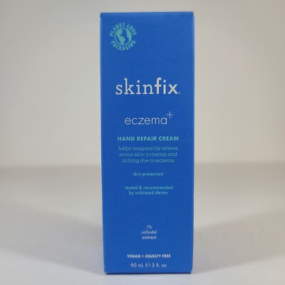 Skinfix Eczema+ Hand Repair Cream Dry Cracked Irritated 3oz Moisturize ...
