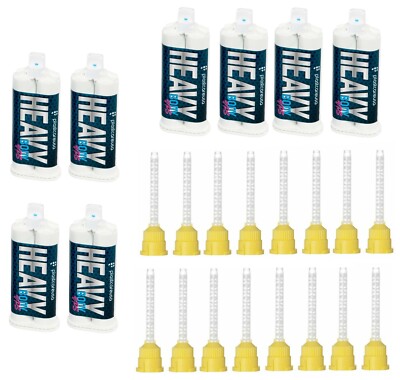 Dental Impression Material VPS Heavy Body Fast Set (8 Cartridge & 16 ...