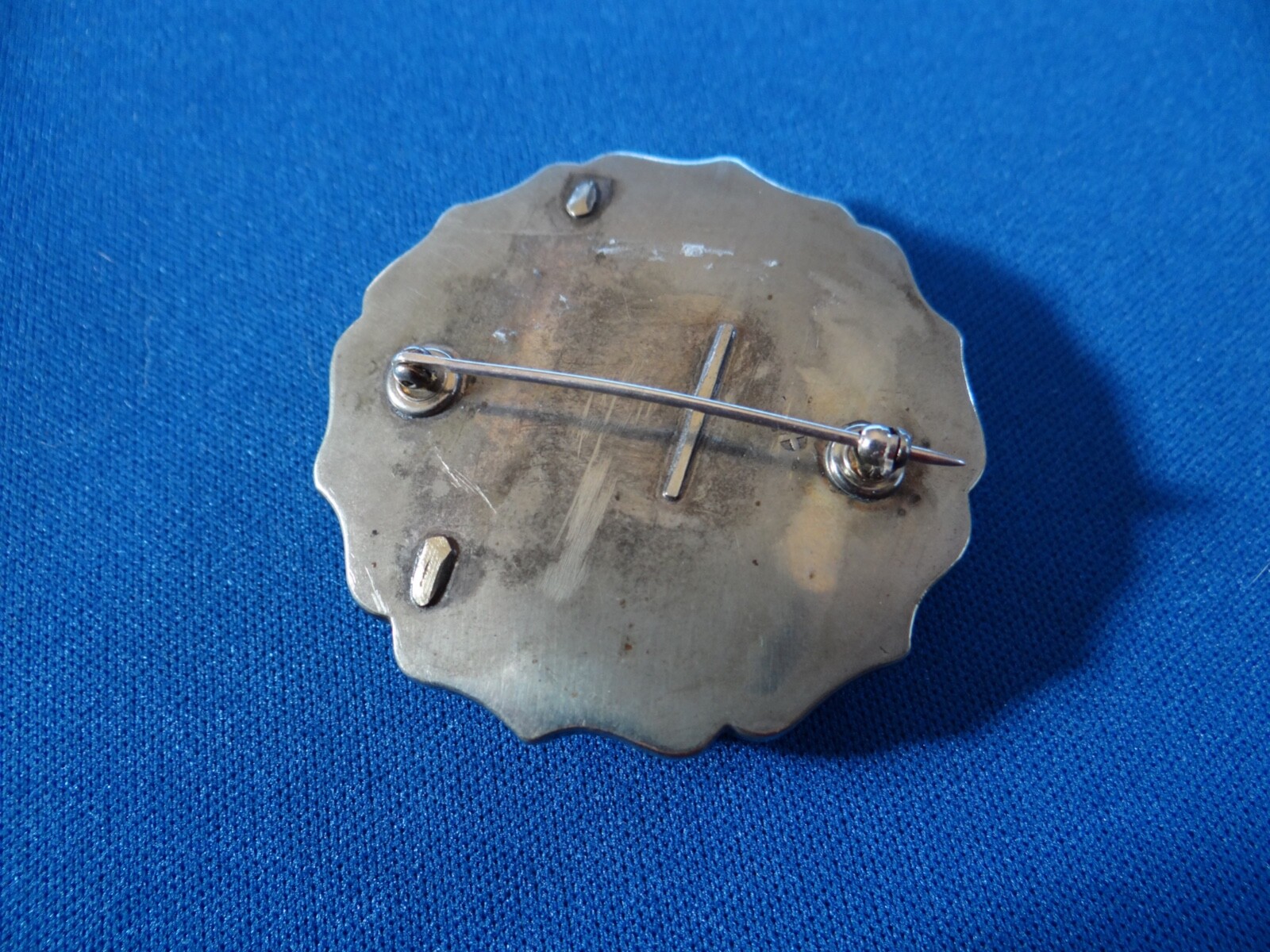 Antique Japanese Meiji Period Satsuma Silver Belt Buckle Made into ...